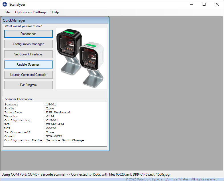 Datalogic MAGELLAN 1500i Scanners